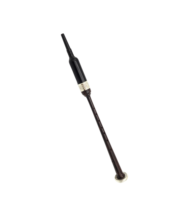 Gibson African Blackwood Practice Chanter w/ Engraved Nickel Sole ...